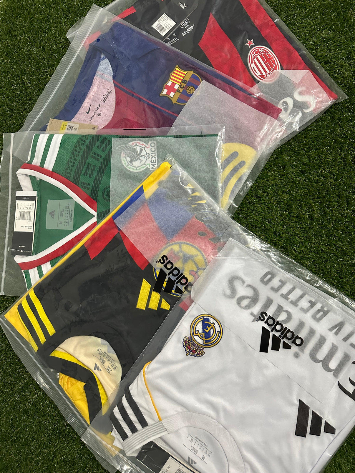 Paquete 5 Jerseys Version Fan Surtido – SP Jerseys | Proveedor de ...